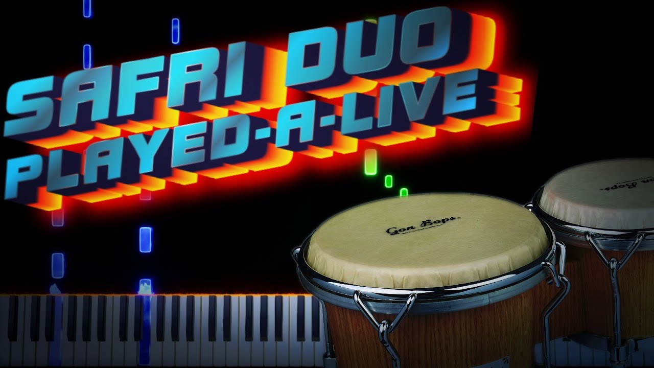 Safri Duo - Played-A-Live (Bongo Song) (Music Piano Version) (VladFed ...