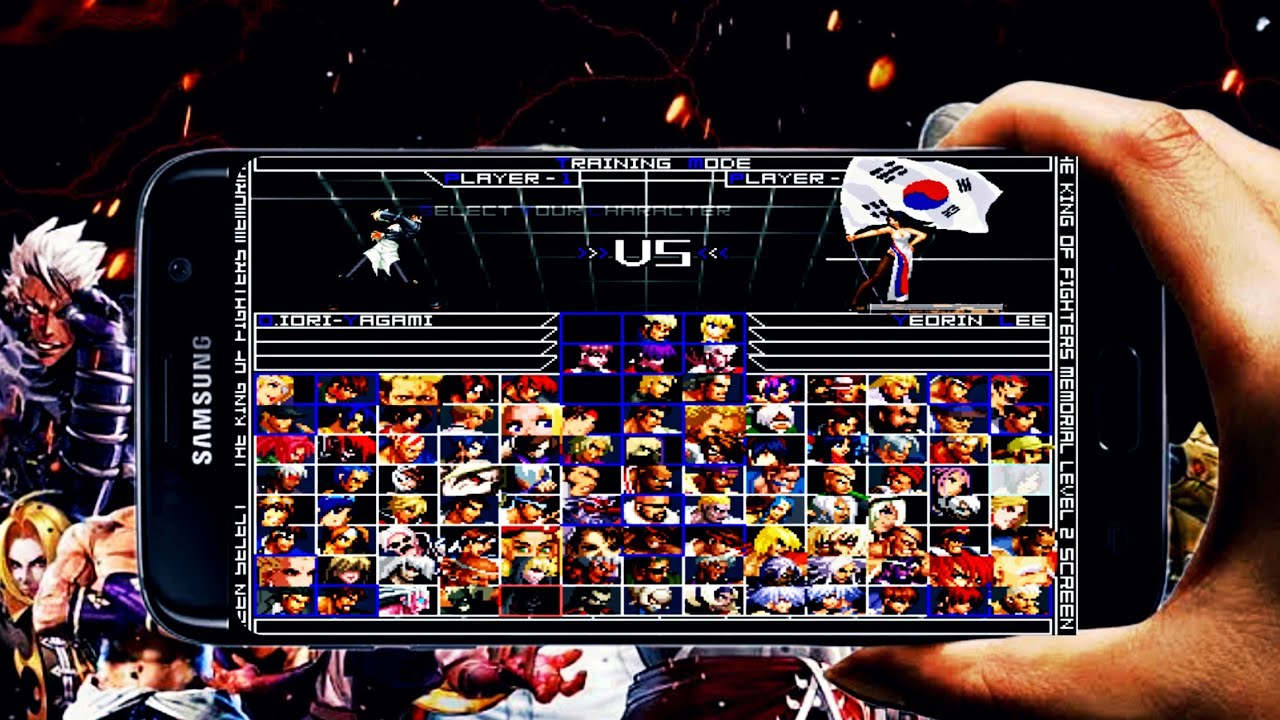 Kof Memorial legend mugen android - YouTube