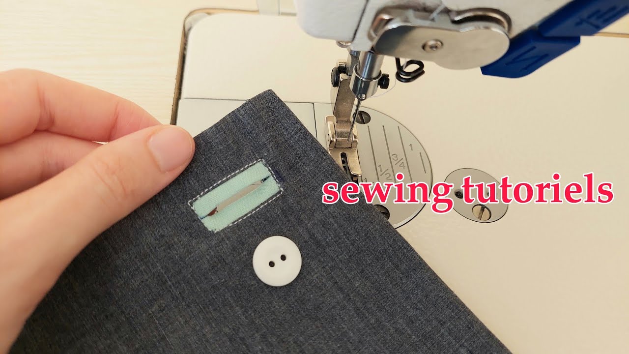 4 different techniques to make the buttonhole // tips and tricks for ...