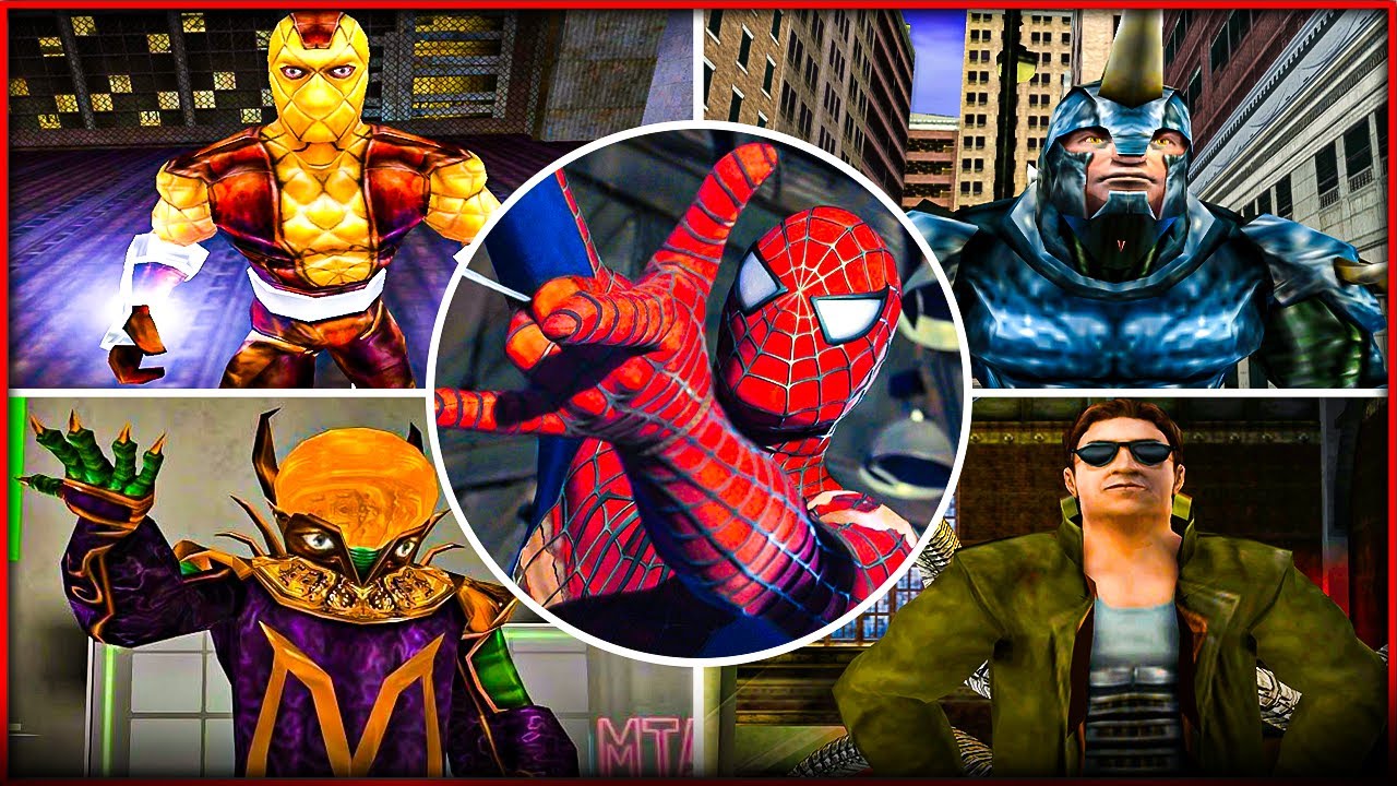 Spider-Man 2 (2004) All Boss Fights & Ending (4K60FPS) - YouTube