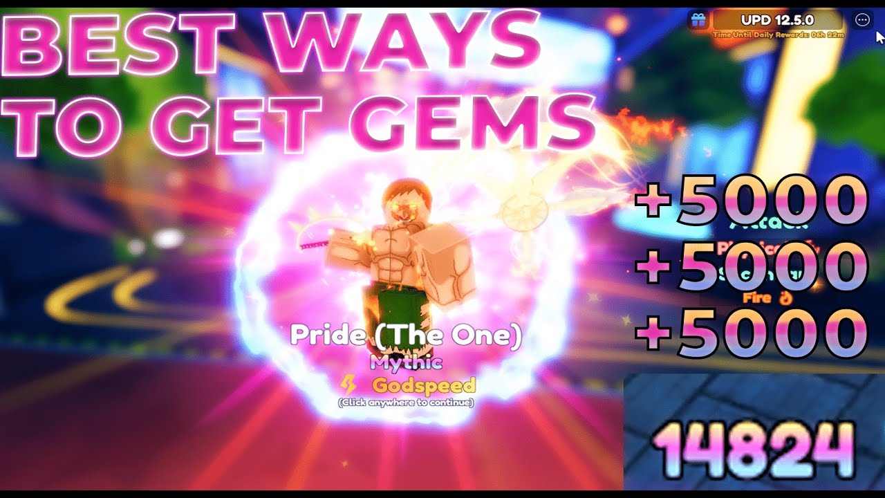 BEST And FASTEST WAYS To Get GEMS in Anime Adventures - YouTube