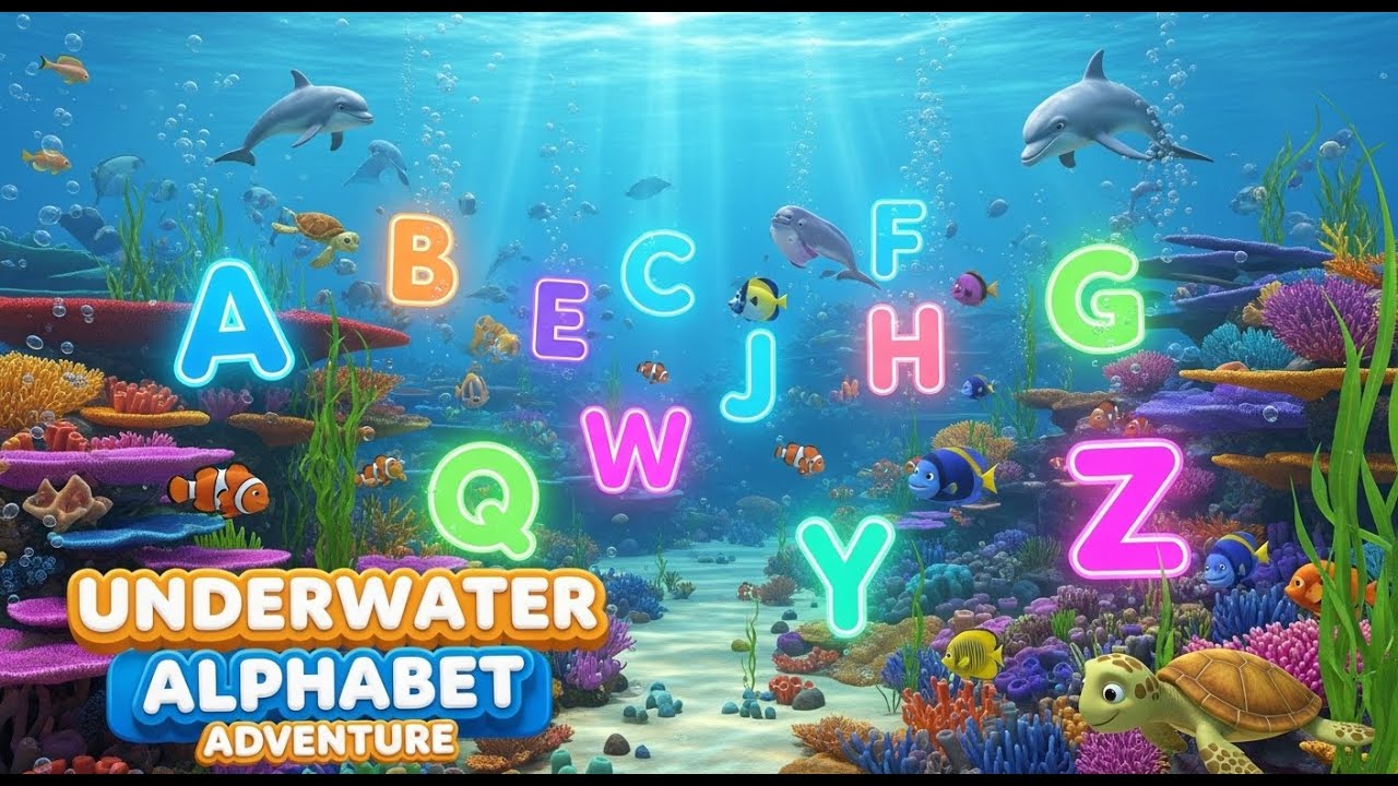 Underwater Alphabet Adventure | A to Z Ocean Learning for Kids ...
