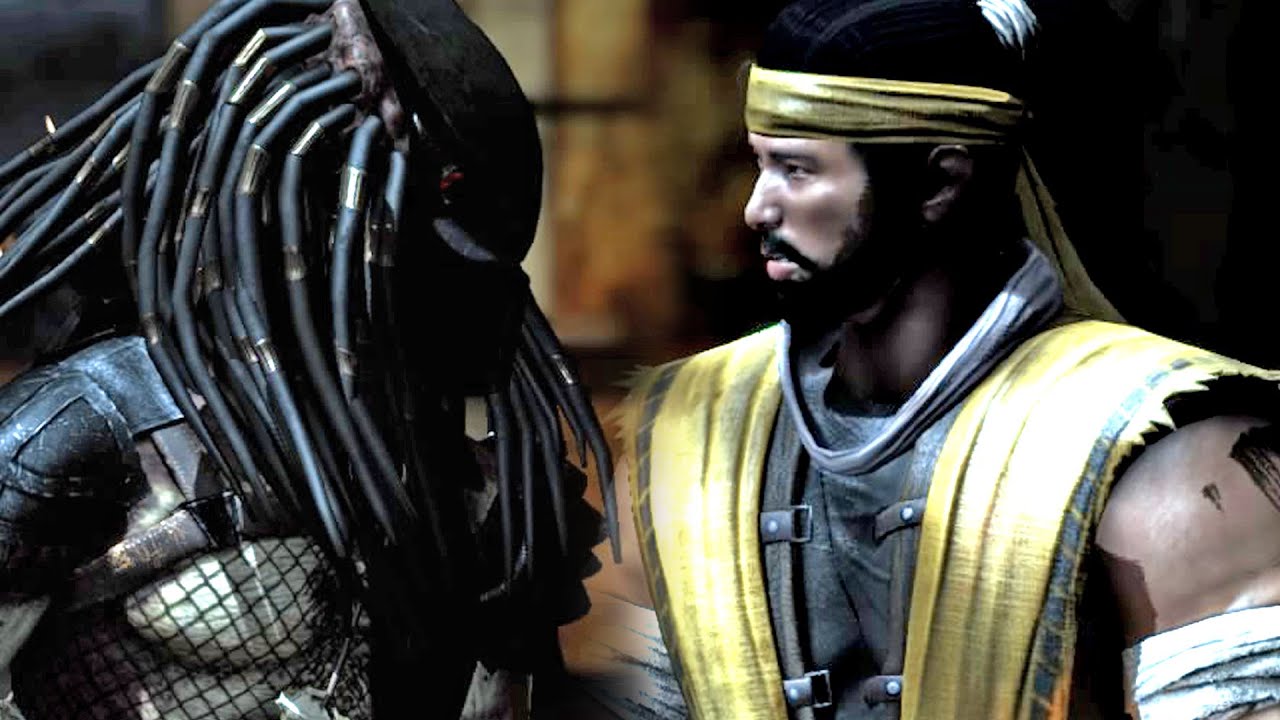 The Predator vs Hanzo Hasashi Scorpion (Hardest AI CPU) - Mortal Kombat ...