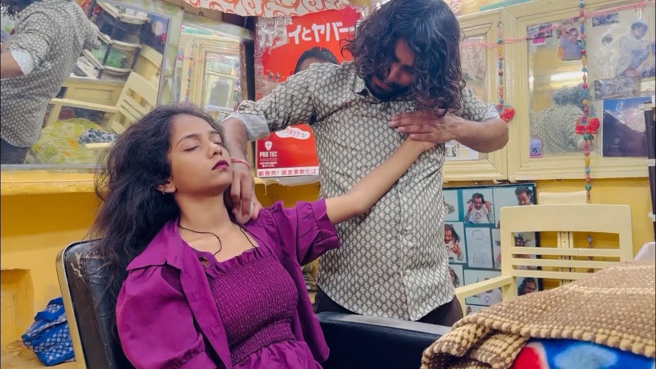 Relaxing Cosmic Barber Junior Baba Sen Worlds Great Head Massage - YouTube