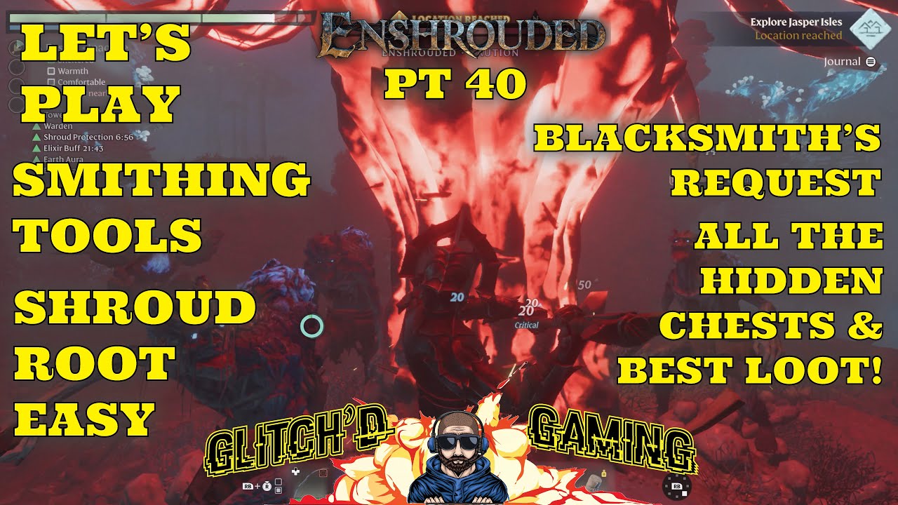 Enshrouded - Let's Play - Pt 40 - Blacksmith's Request - Smithing Tools ...