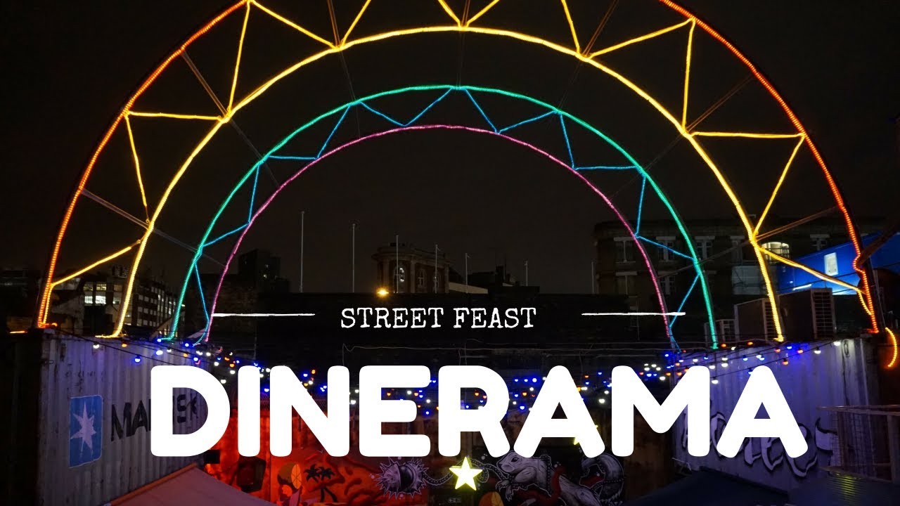 London Foodie Vlog- Street Feast Dinerama (Shoreditch) - YouTube