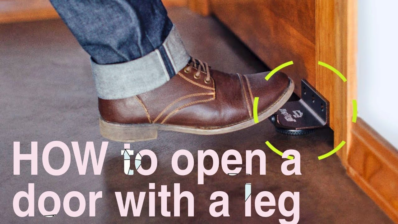 How to open a closed door using leg| crazy dumb life hacks | - YouTube