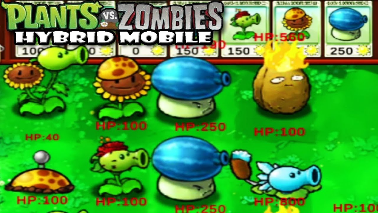 Plants Vs Zombies Hybrid Mobile Edition DEMO l Android APK l Gameplay ...