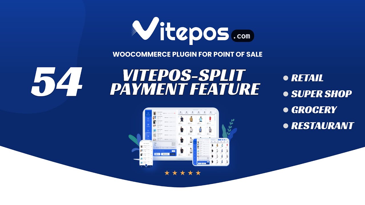 Split payment - Vitepos - YouTube