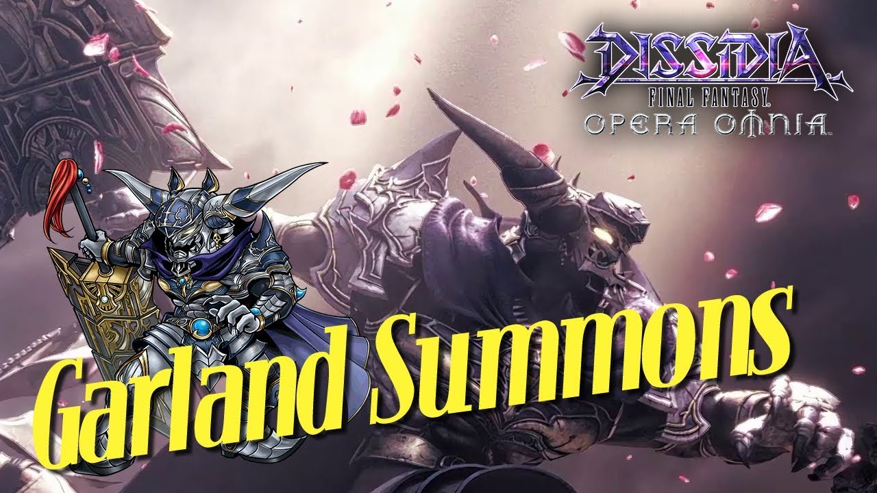 Garland EX+ Summons - Dissidia Final Fantasy Opera Omnia - YouTube