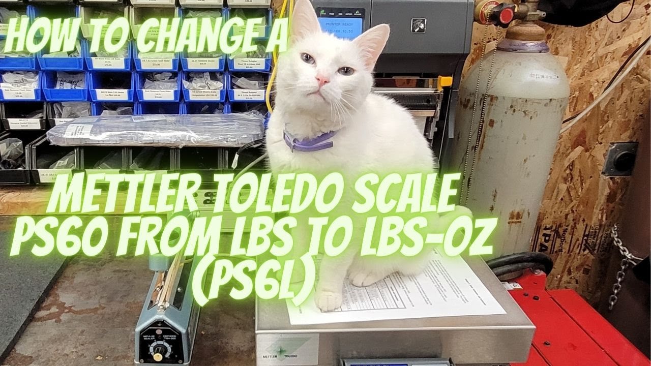 Mettler Toledo PS60 Scale How to Change Units From Lb (Pounds) to a ...