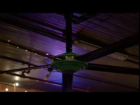 Slick C-Class Commercial HVLS Fan at Outland Complex Concert Venue | Entrematic Fans