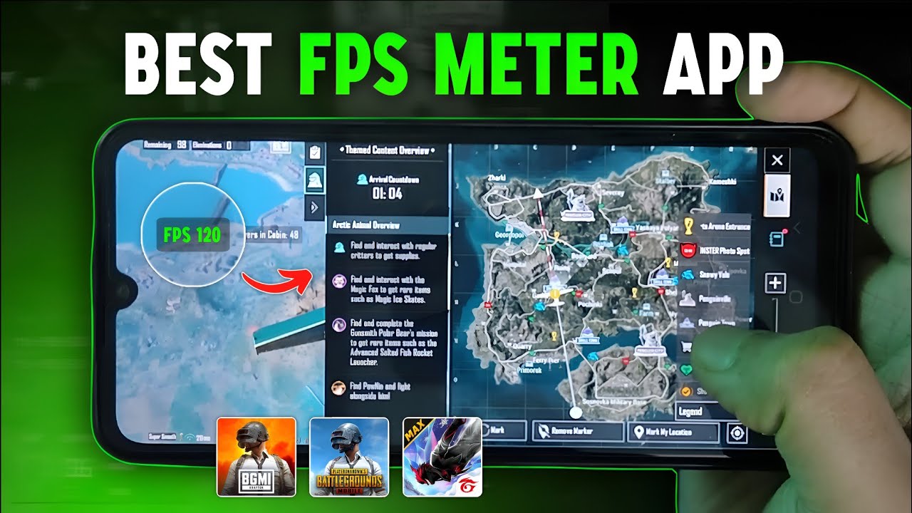 Best Fps Meter for Android🌡️Fps Meter App for BGMI, PUBG, Free Fire ...