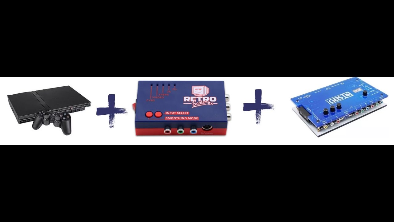 PS2 no Retroscaler 2x + GBS Control. - YouTube