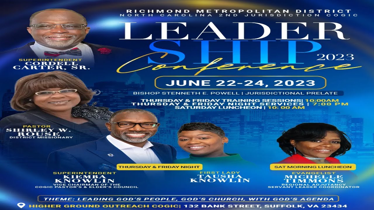 Richmond Metropolitan | NC 2nd Jurisdiction COGIC | Leadership ...