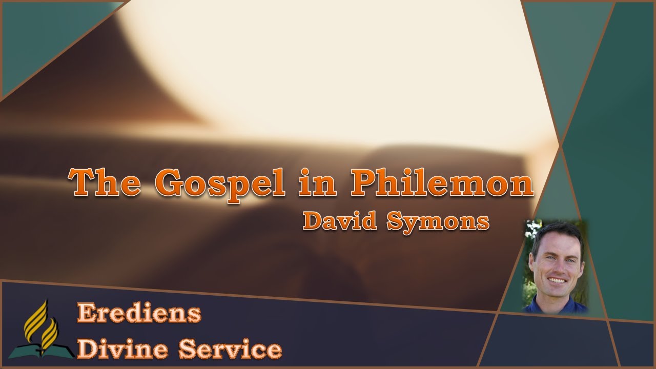 The Gospel in Philemon - David Symons - YouTube