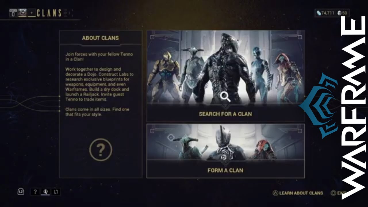 WarFrame - How to make a Clan - YouTube