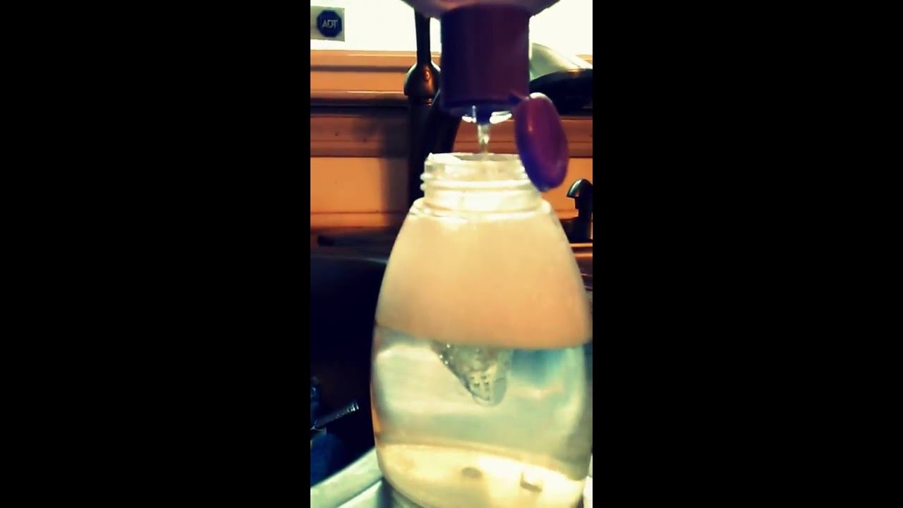 Squeeze bottle fart - YouTube