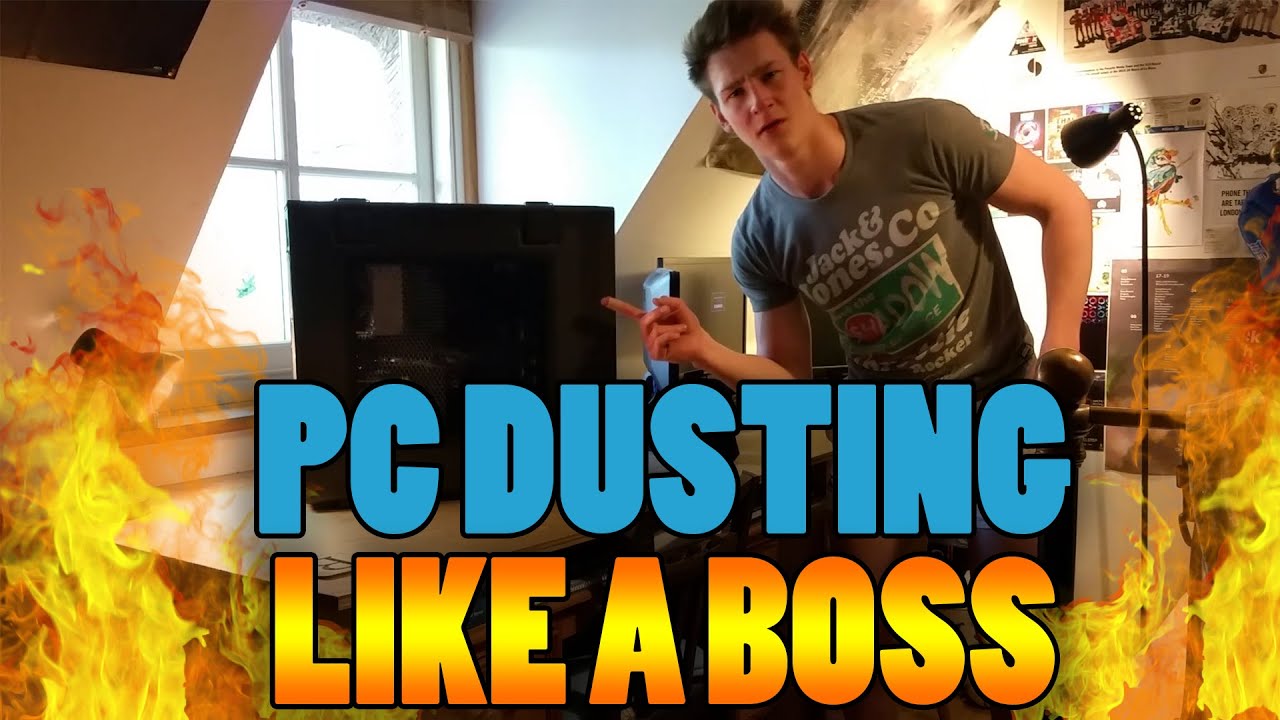 PC DUSTING LIKE A BOSS (How to Clean Your PC - How to dust your PC) (PC ...
