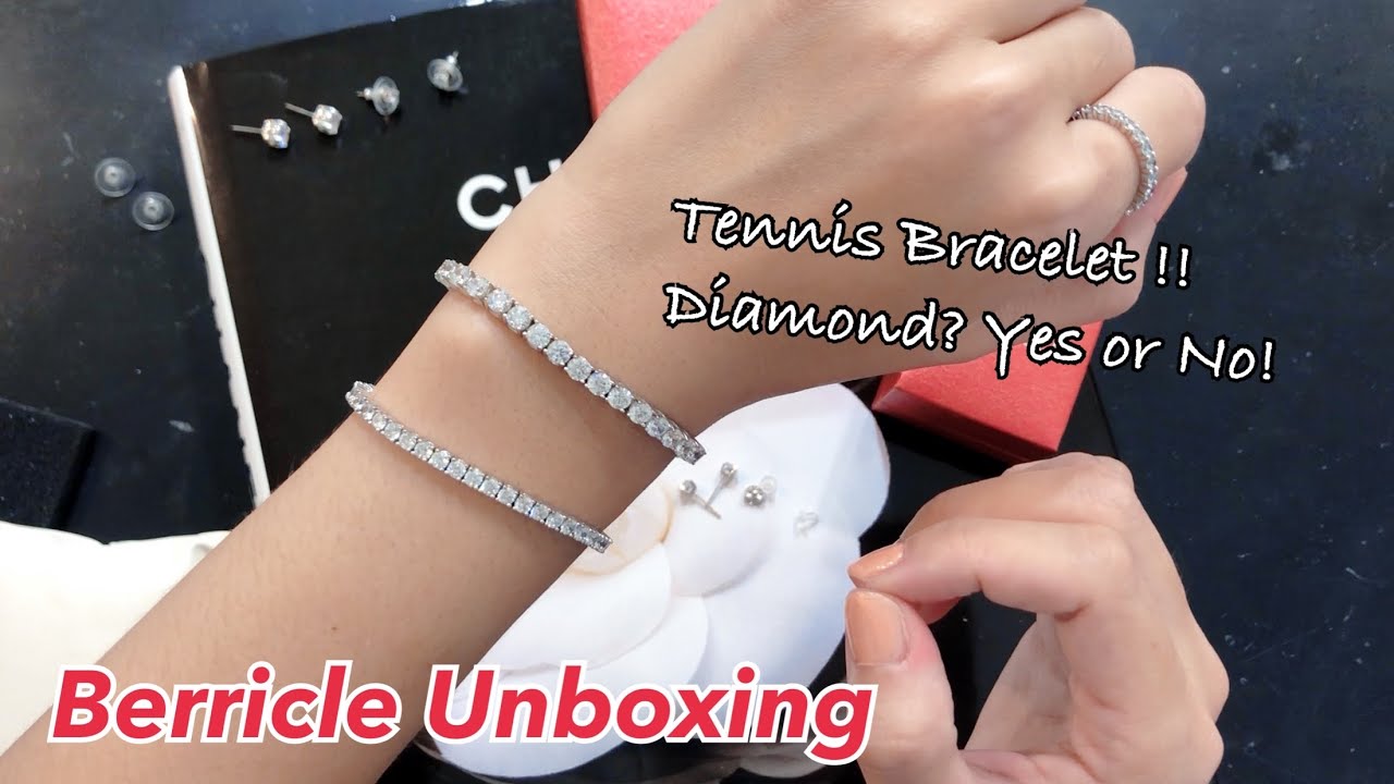Berricle Unboxing | Tennis Bracelet! Diamond? Yes or No! - YouTube