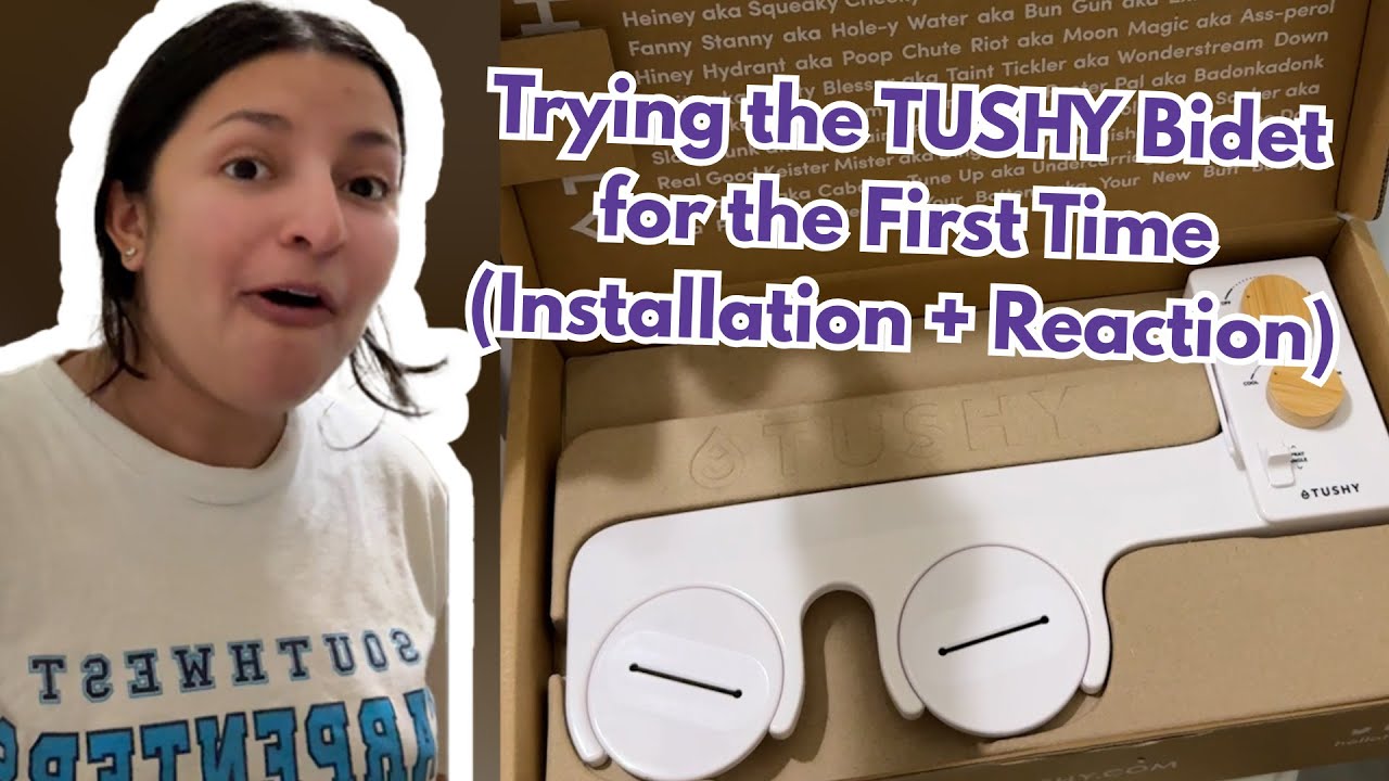 Trying the TUSHY Bidet for the First Time (Installation + Reaction) - YouTube