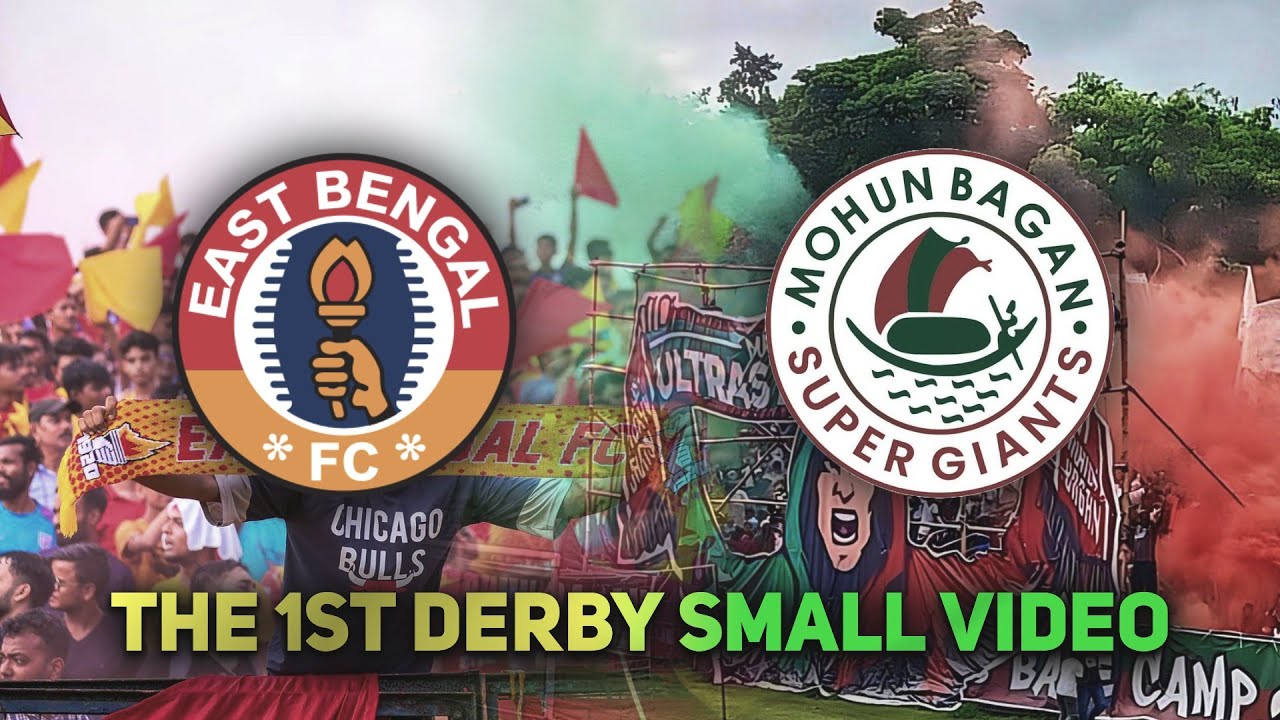 First Kolkata Derby Of Season 2023-24 ♥️ Eastbengal Vs Mohunbagan - YouTube