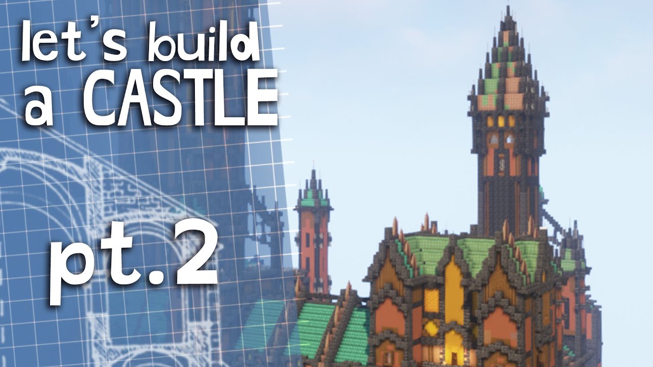 How to build a Castle🏰 in Minecraft Caves & Cliffs! | Tutorial Series ...