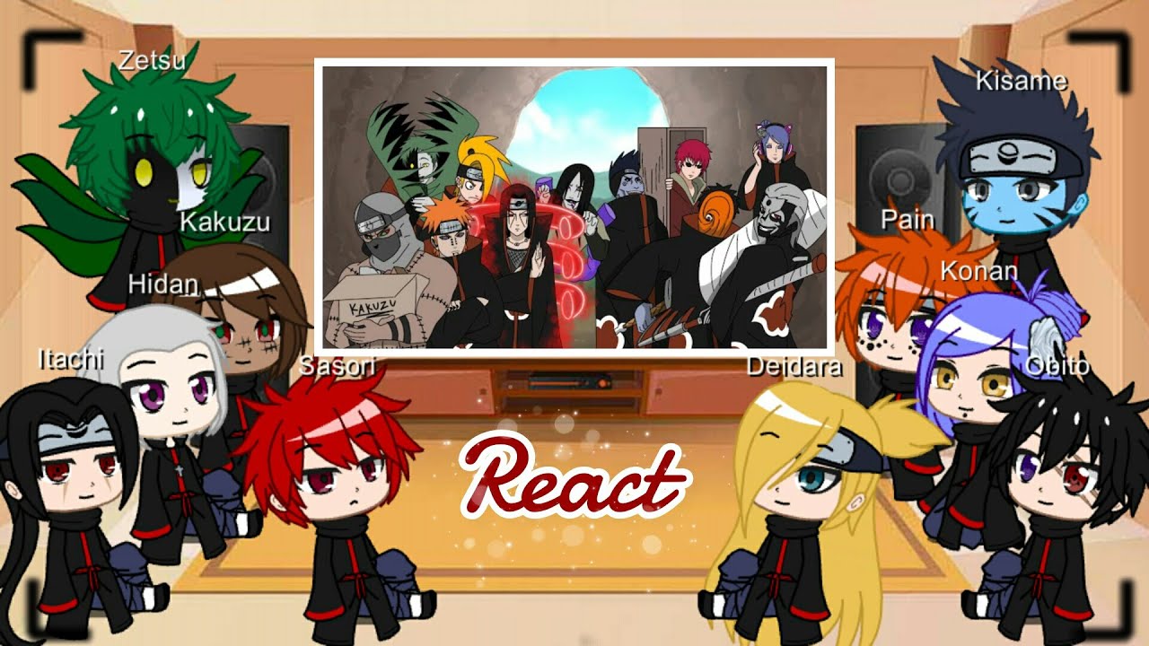 AKATSUKI react REUNIÃO DA AKATSUKI - Gacha Club - YouTube