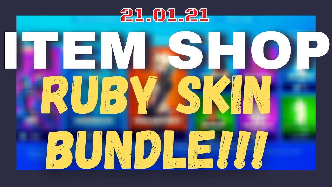 *NEU* Fortnite Item Shop Ruby Skin Bundle 21.01.2021 Shop von heute 21. ...