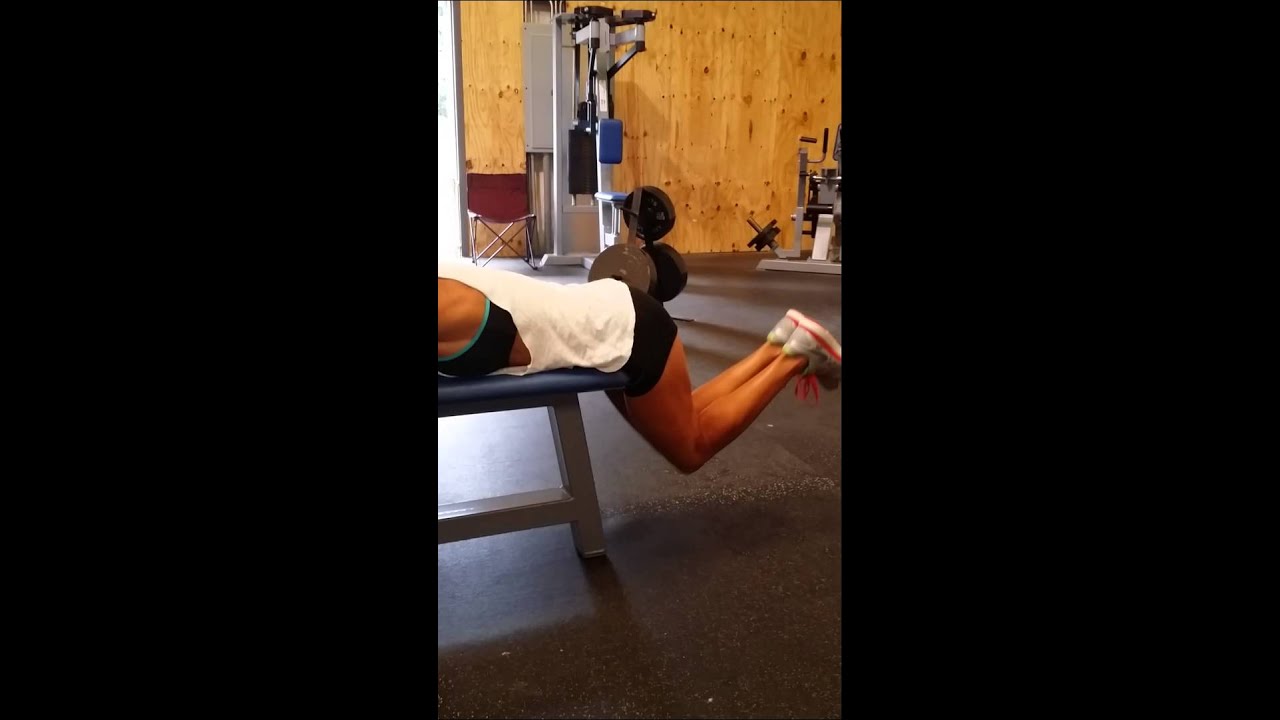 Bench Butt Lifts - YouTube