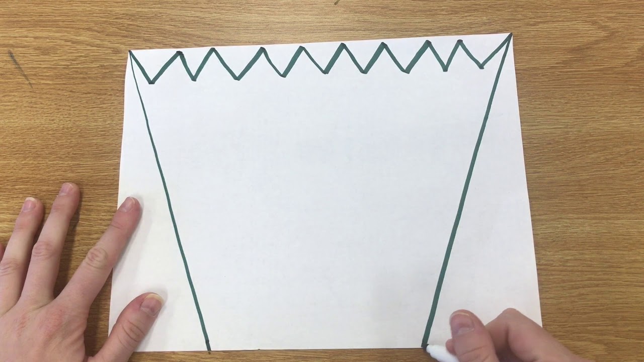 How to Draw a Cupcake Wrapper - YouTube