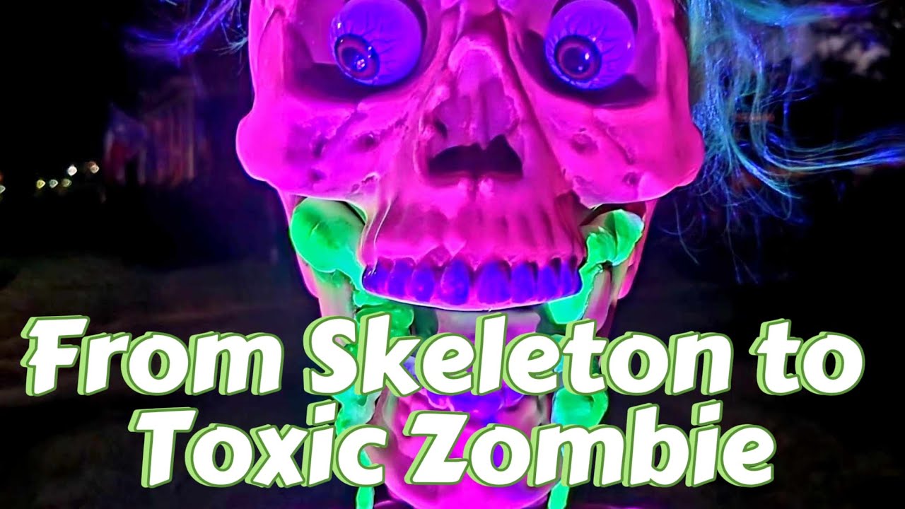 From Skeleton to Toxic Zombie - YouTube