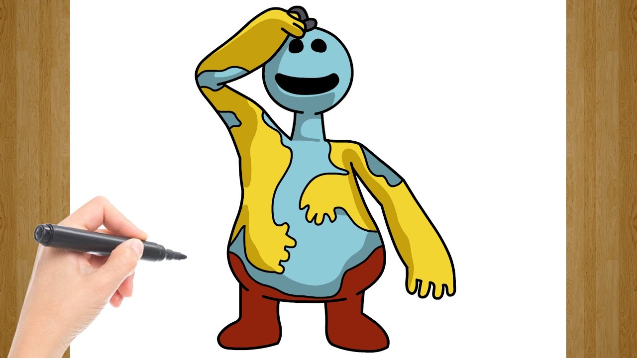 COMO DIBUJAR a DOEY THE DOUGHMAN de POPPY PLAYTIME 4 - YouTube