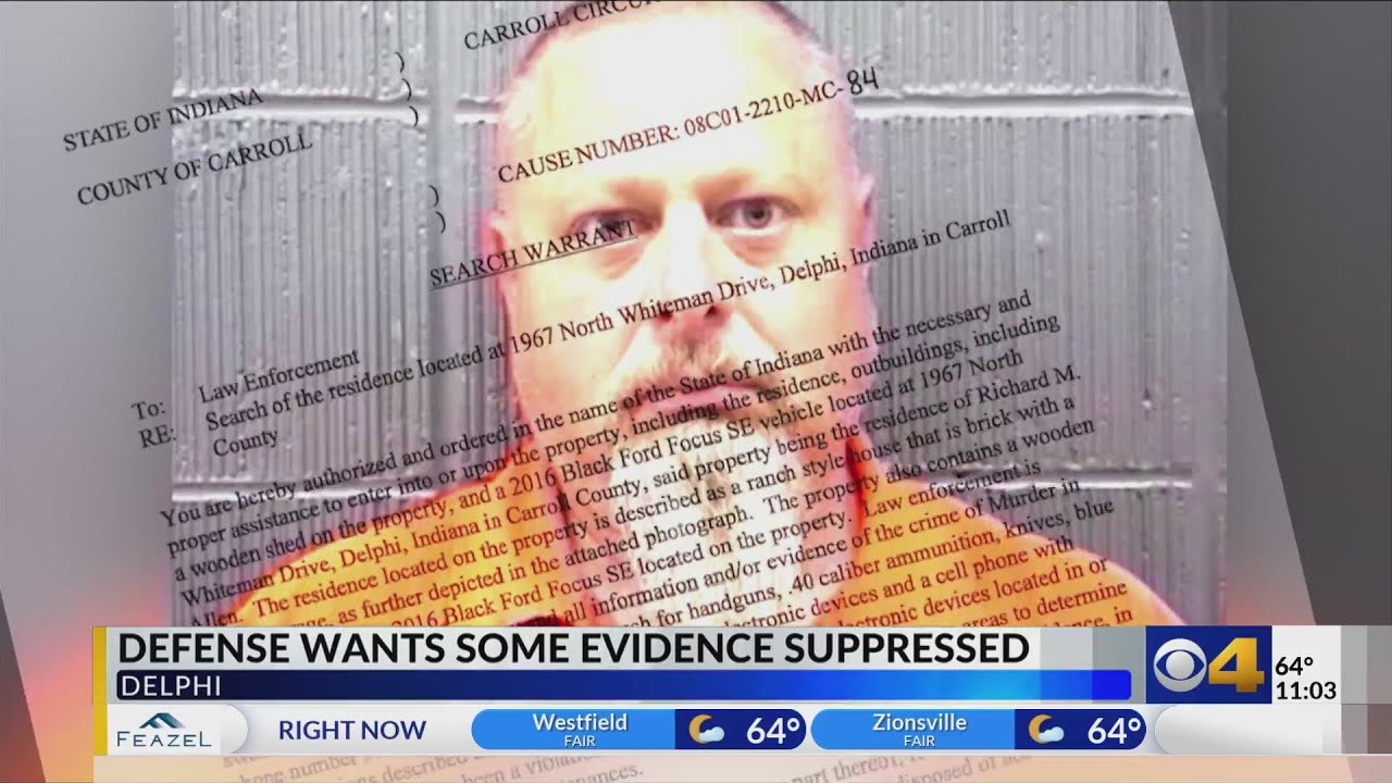 Richard Allen defense wants some evidence suppressed - YouTube