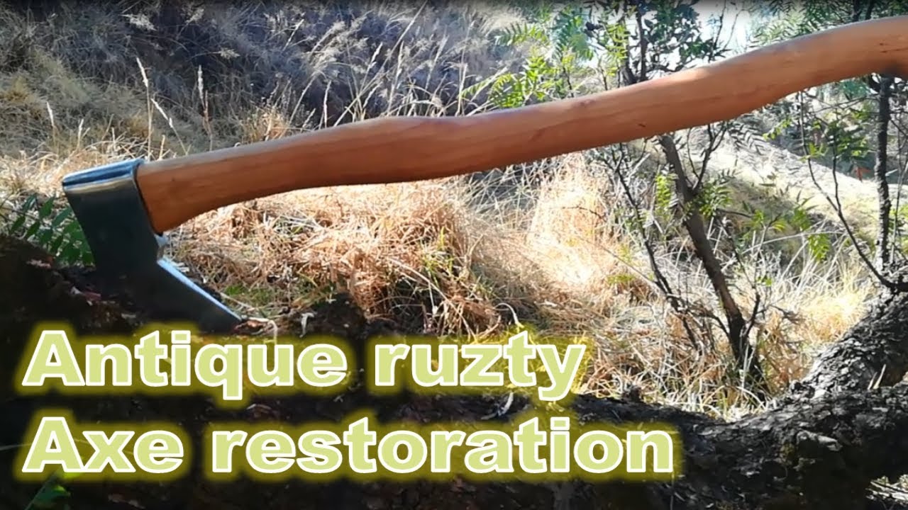 Antique Axe Restoration 1950 - YouTube