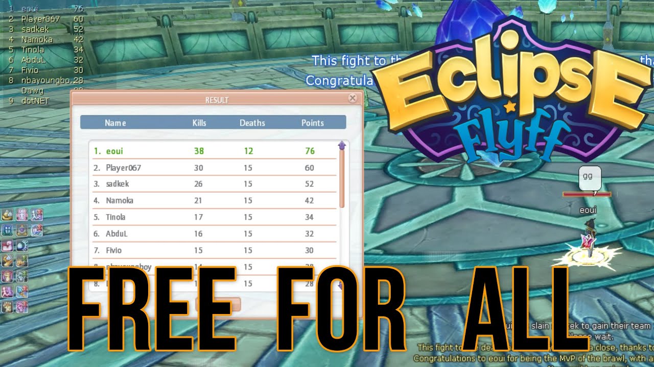 Eclipse Flyff - Free For All l ForceMaster l POV'0.4 - YouTube
