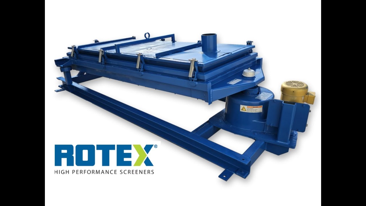 Used 40" x 84" Rotex Screener Single Deck Model R342A MMMM Gyratory ...