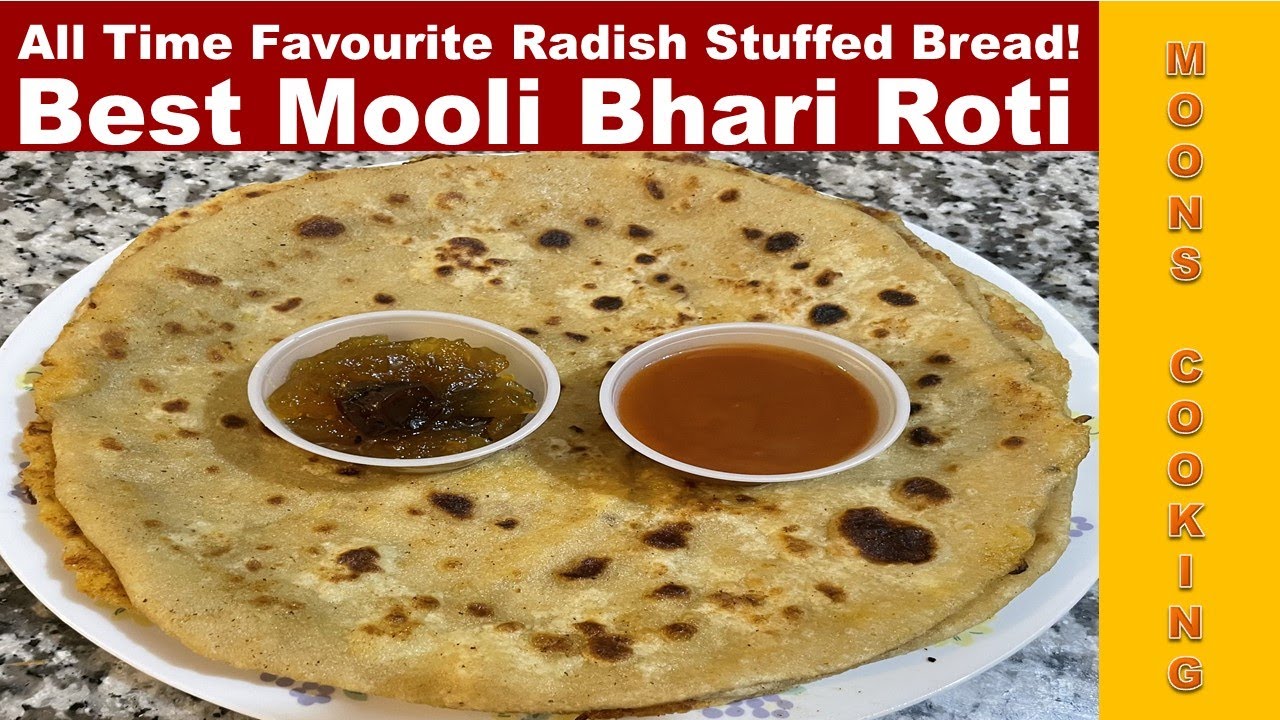 Best Mooli Bhari Roti | Radish Stuffed Bread | How to make Mooli ...