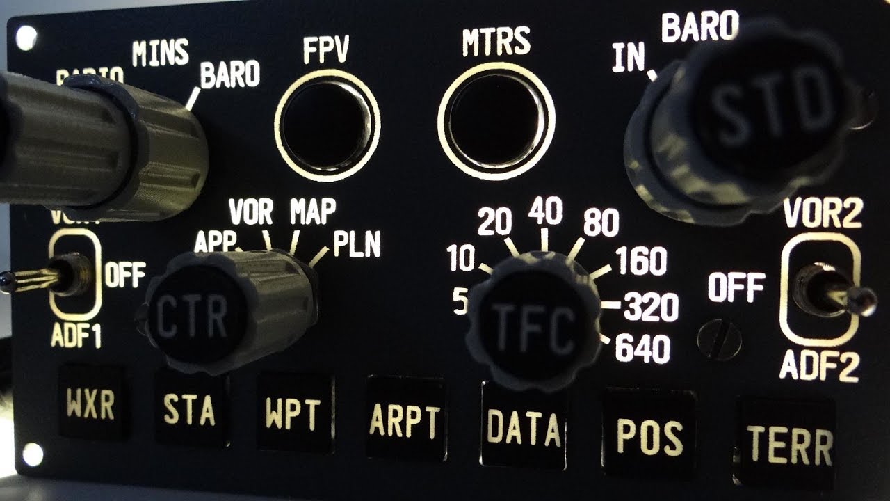 PMDG BOEING 737. Система EFIS. PREPAR 3D. - YouTube