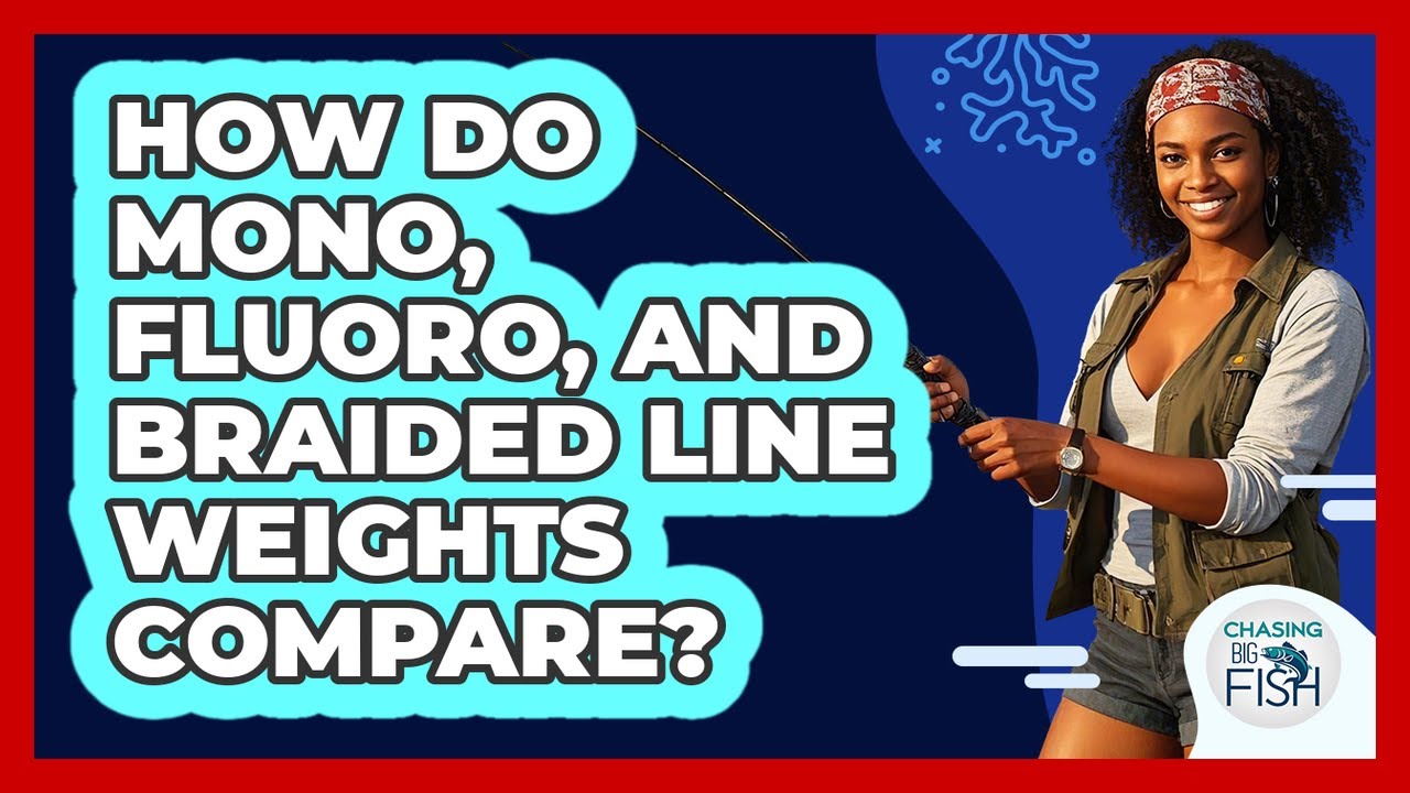 How Do Mono, Fluoro, And Braided Line Weights Compare? - YouTube