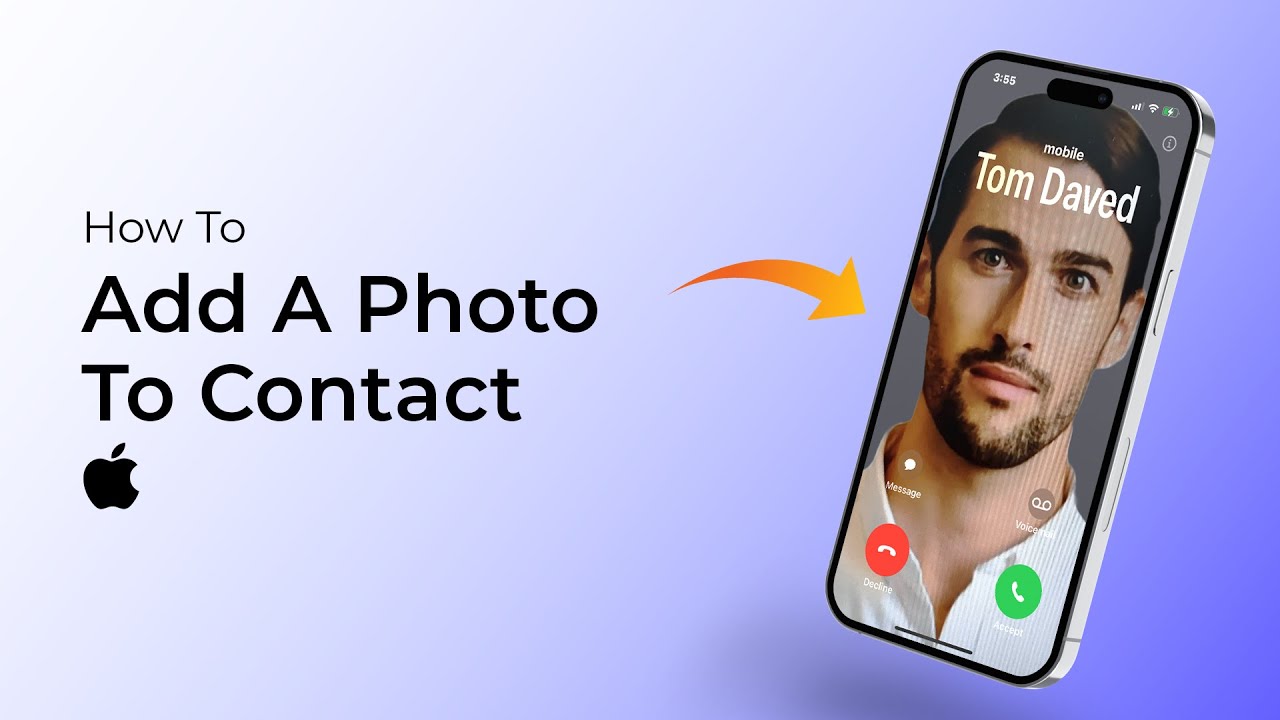 How To Add A Photo To Contact on iPhone? - YouTube