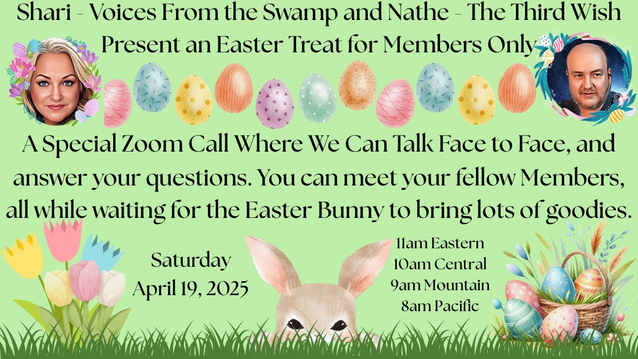 Easter Event for Members: Join Shari and I for readings and prizes ...