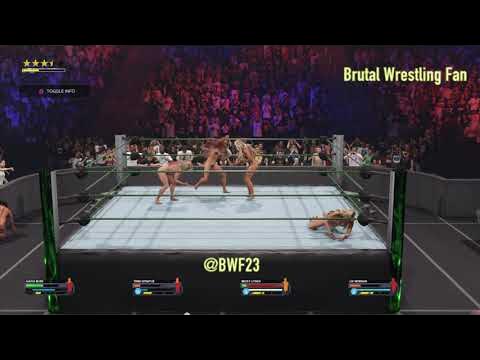 WWE 2K24 8 Women Battle Royal Naked - YouTube