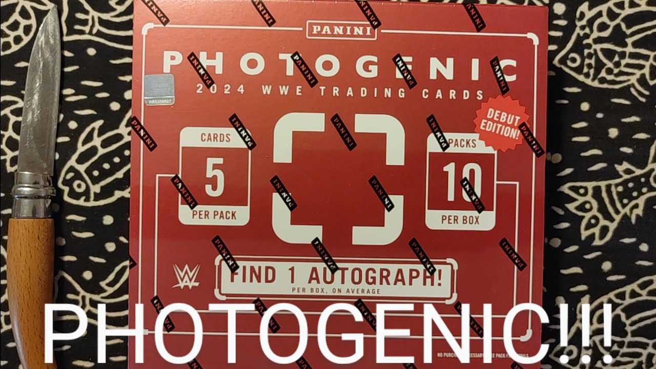 WWE Photogenic Debut Edition Is Here! Hobby Box Rip - YouTube