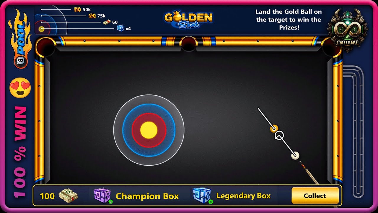 Golden Shot Lucky Shot Trick 8 Ball Pool | Position 16 - YouTube