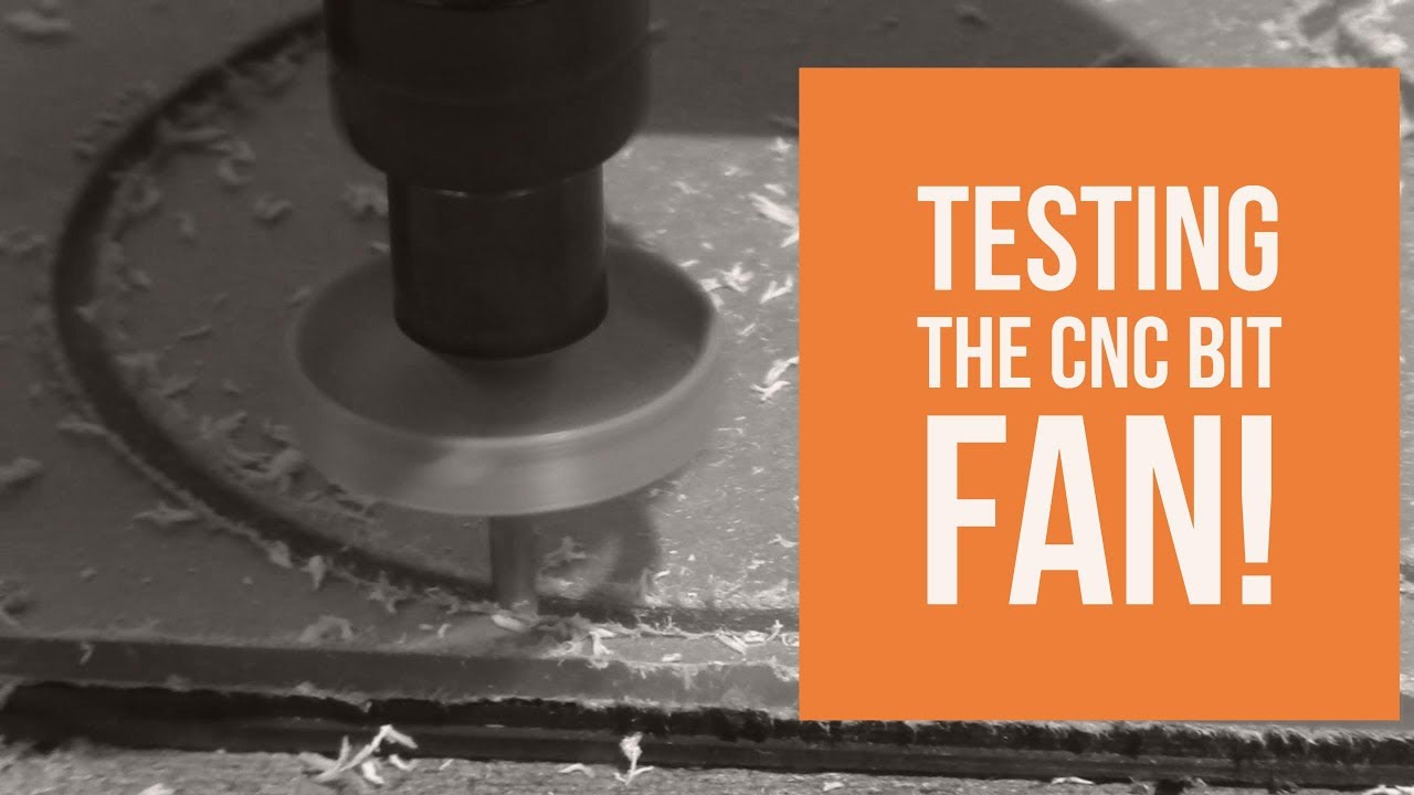 3D Printed Project - Testing the CNC Bit Fan! - YouTube