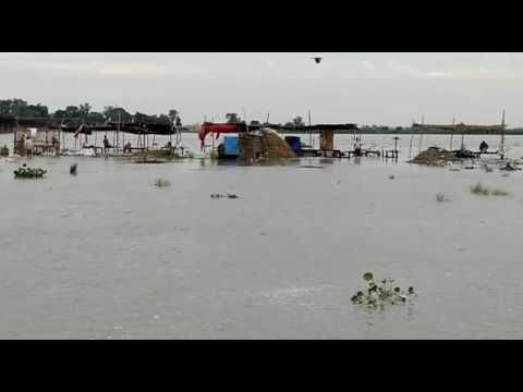 Rajghat narora ganga ghat ki tabahi 12/7/2017 - YouTube
