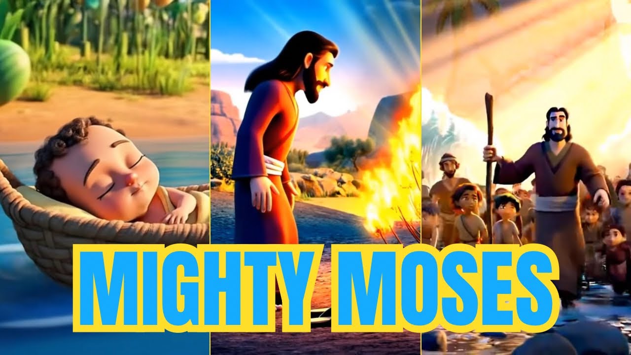 CHRISTIAN WORSHIP SONGS FOR KIDS | Mighty Moses #toddlerlearning #christiankids #christiansong ...