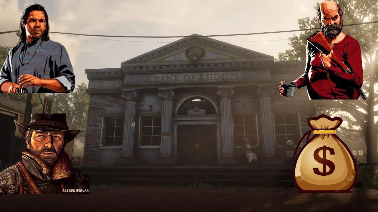 Red Dead Redemption 2 ultimate edition - Bank of Rhodes robbery ( full ...