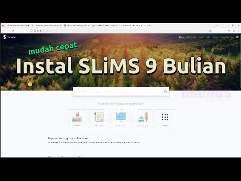 Cara Mudah Install SLiMS Bulian 9.5 - YouTube